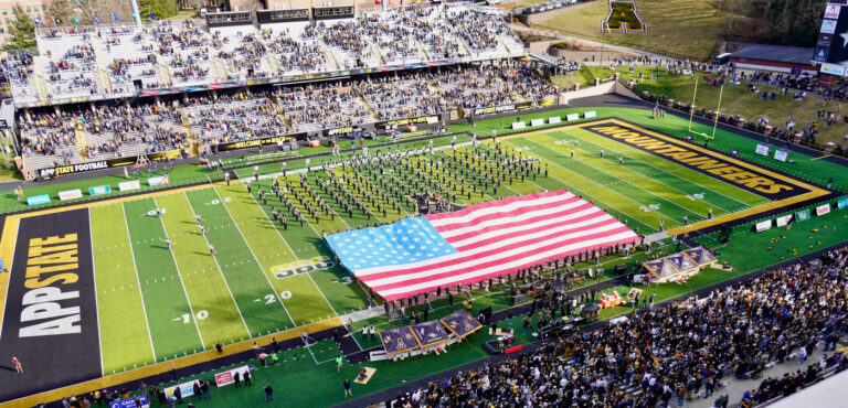 50’ x 100’ Big American Flag – Appalachian State University ...